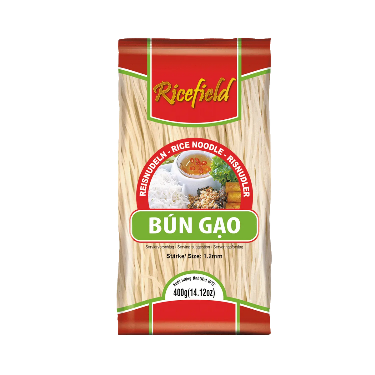 RICEFIELD, VERMICELLI 8PCS, BUN VAT VUONG- RICE NOODLE 400G – Nurmi Dao ...